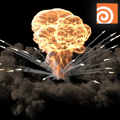 ArtStation - Explosion | Procedural VFX in Houdini