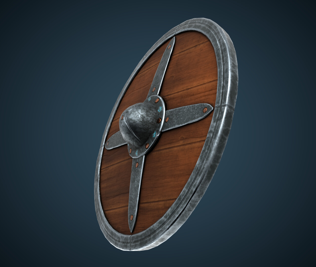 ArtStation - Stylized Viking Shield