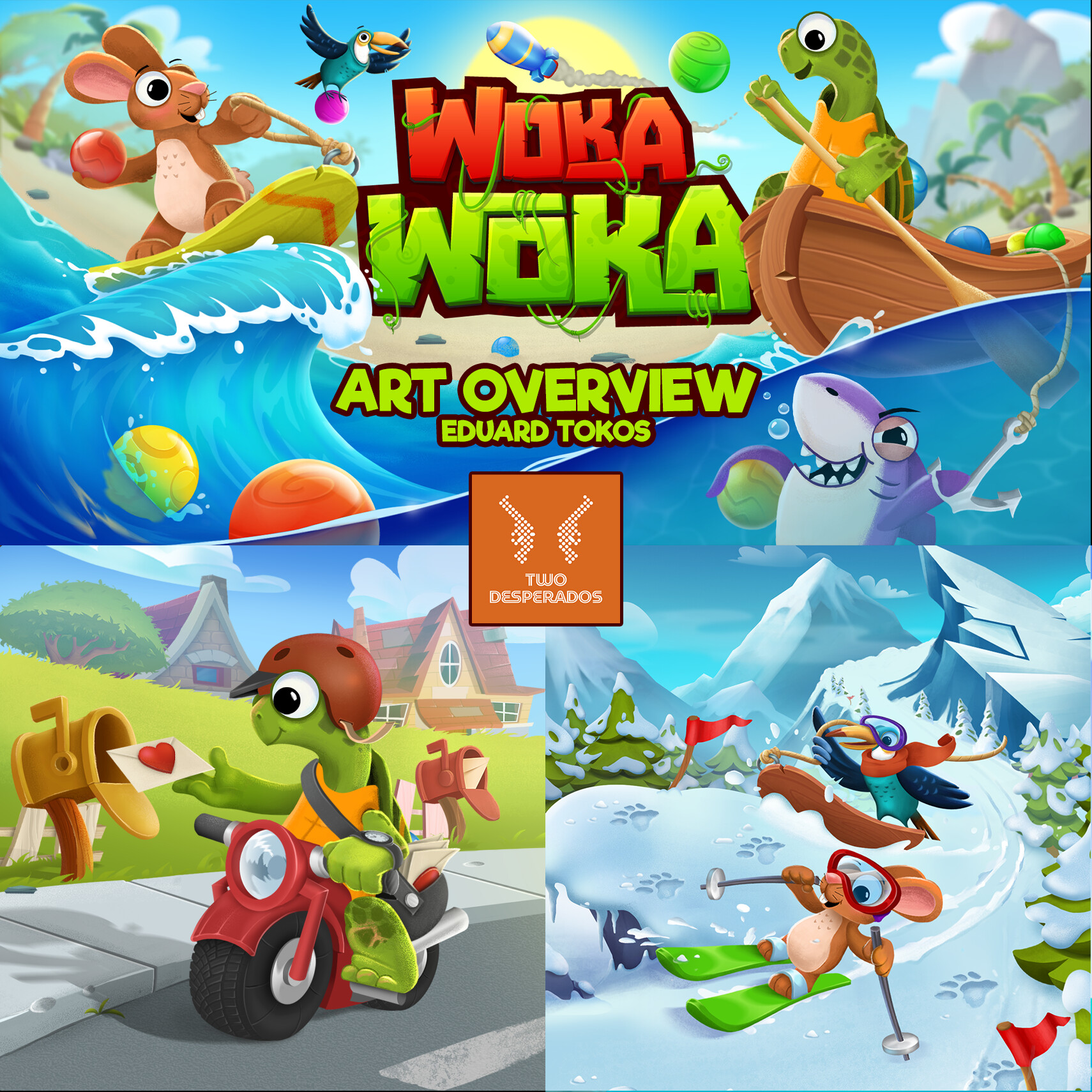 ArtStation - Woka Woka art overview 2022/23