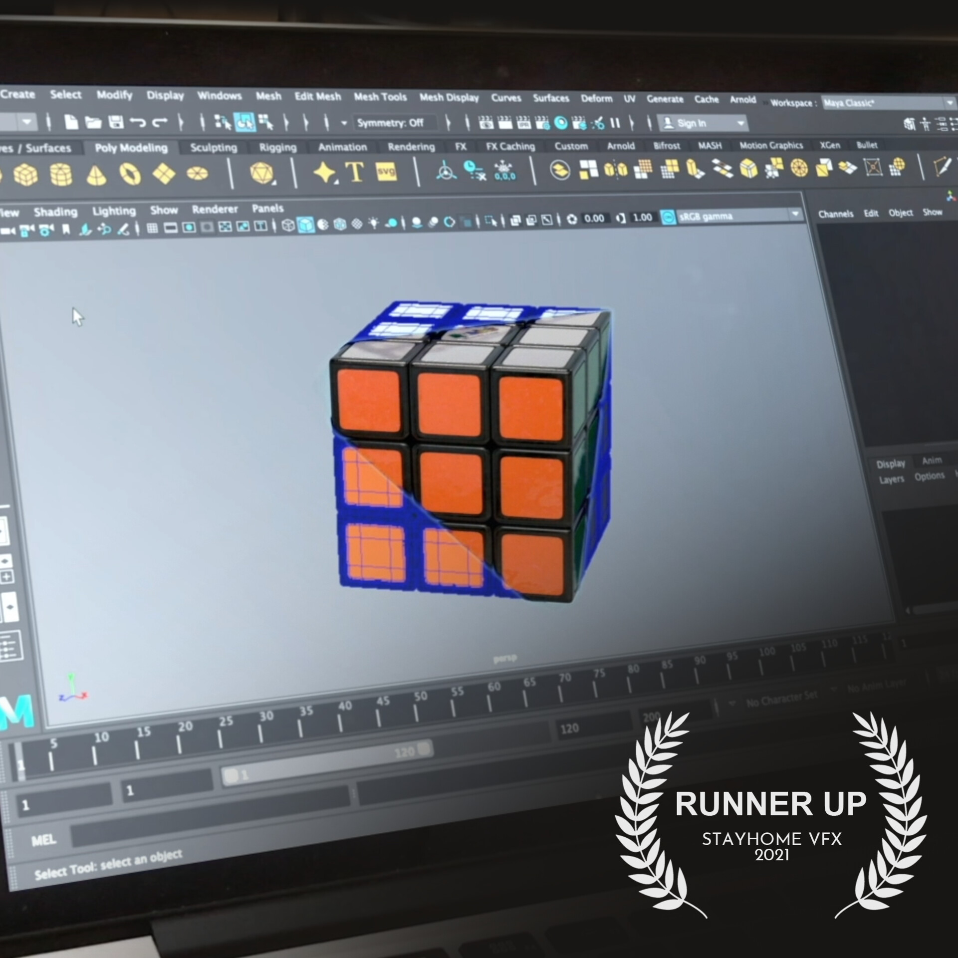 ArtStation - VFX | How to Solve a Rubik's Cube in Maya