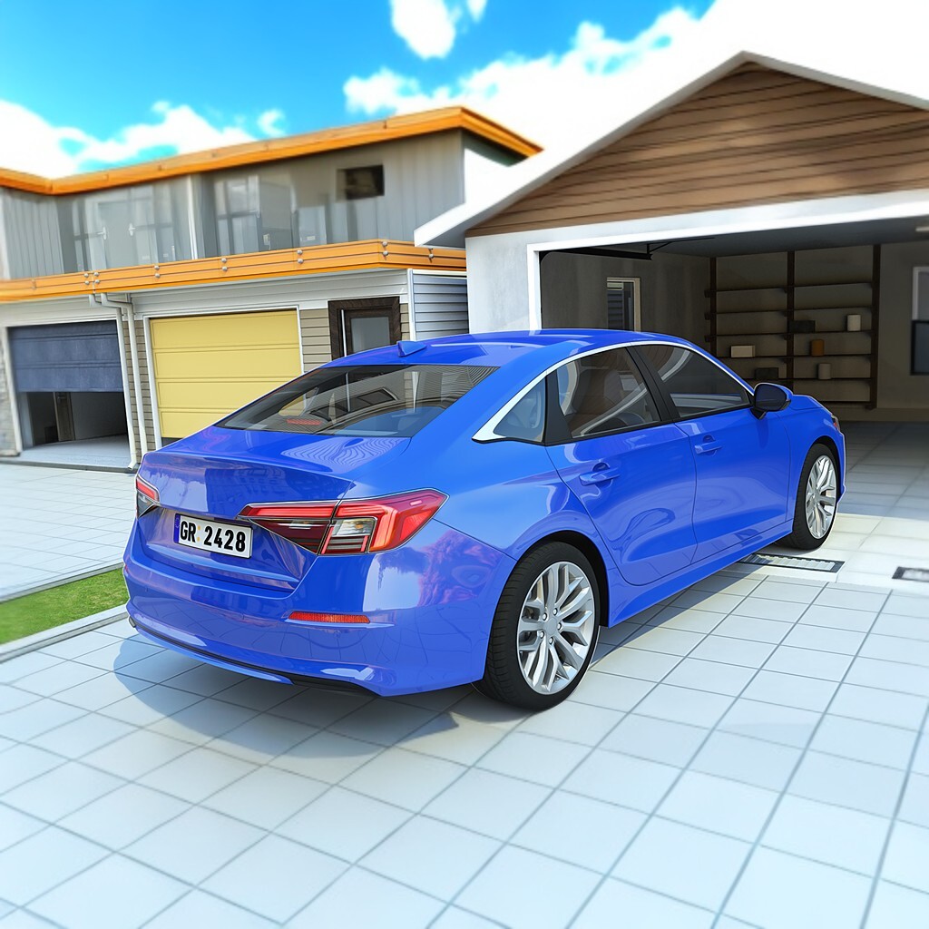 ArtStation - Honda Civic Car Game