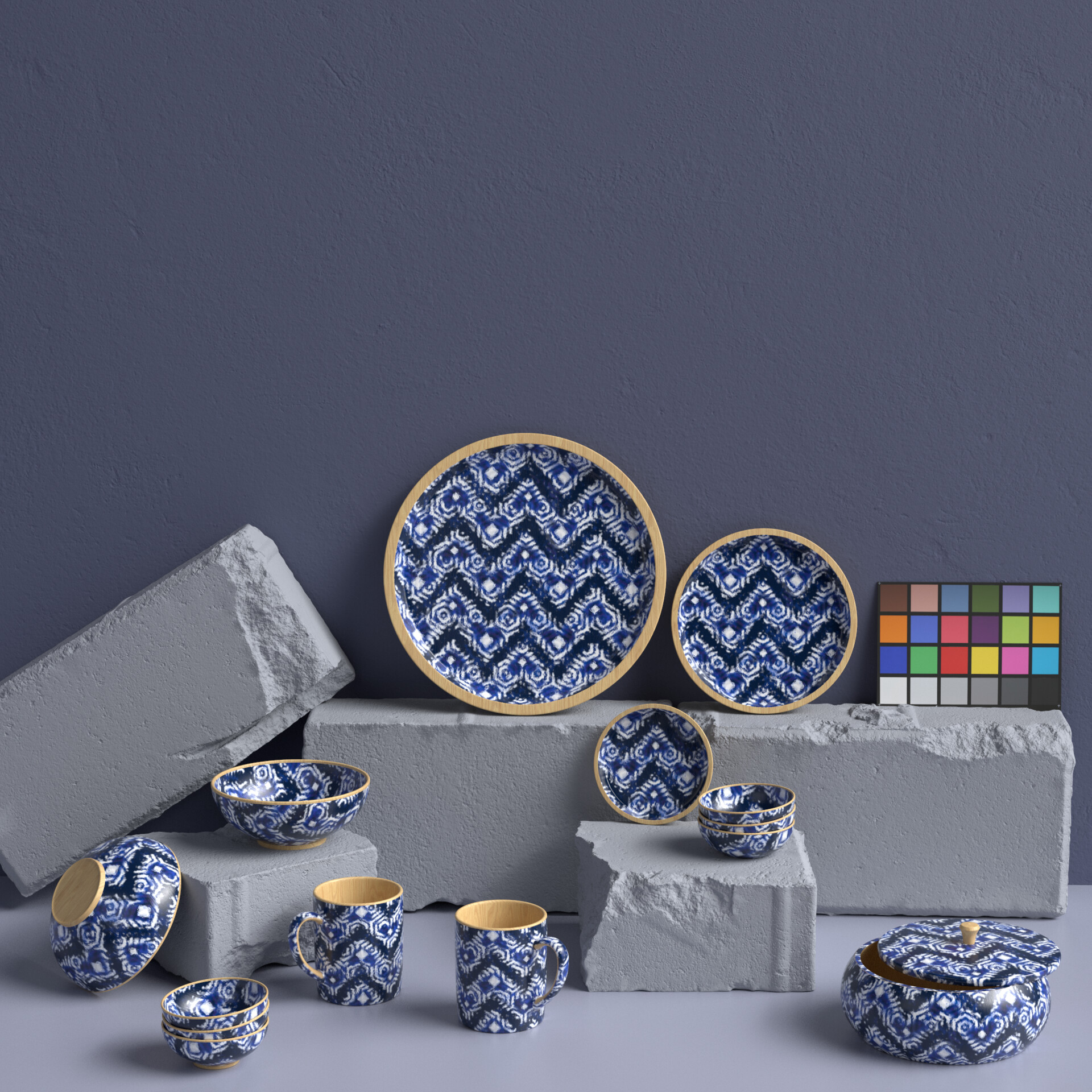 ArtStation - Crockery Set