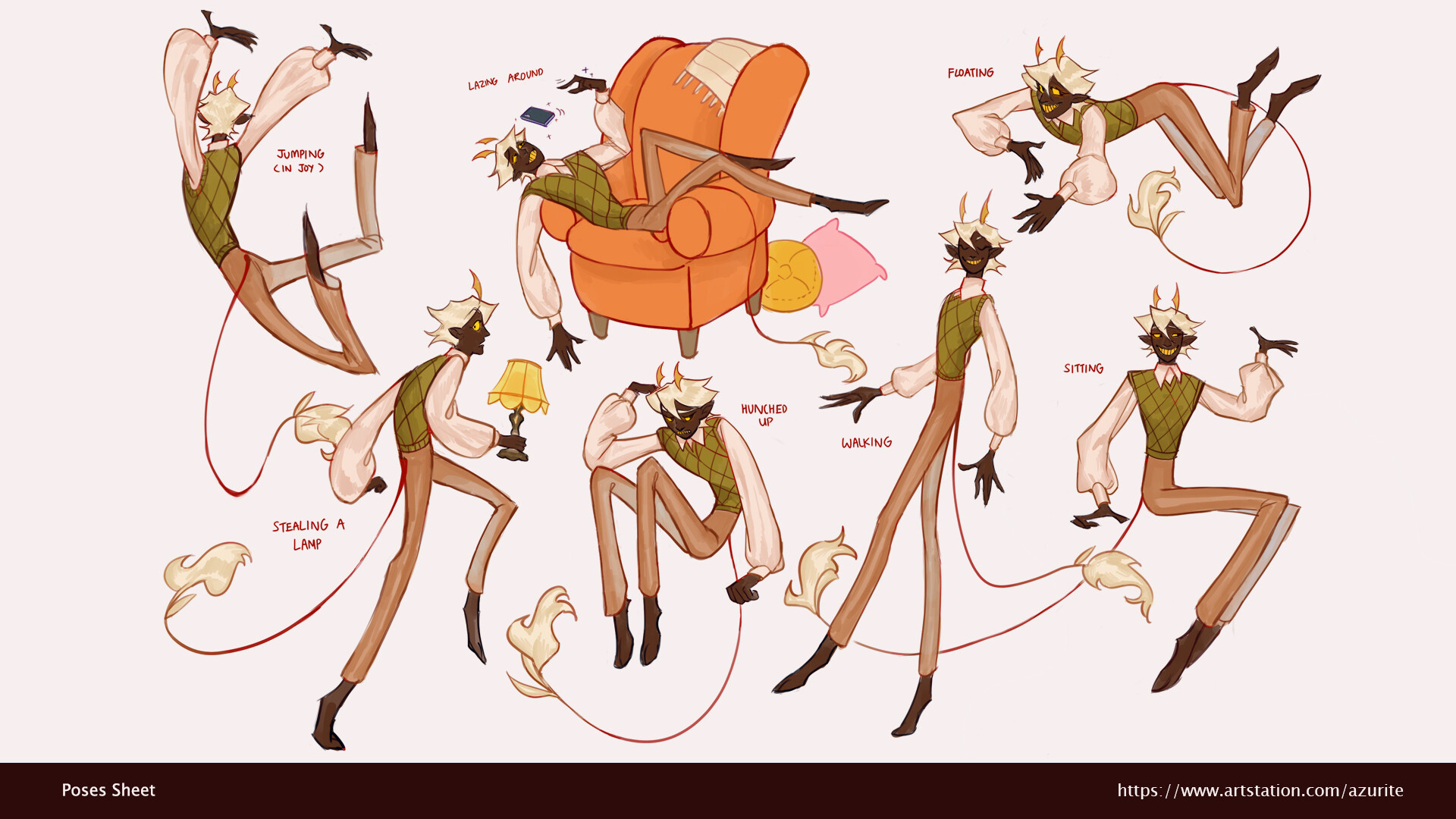 ArtStation - Character Design Workflow - Lux the Trickster