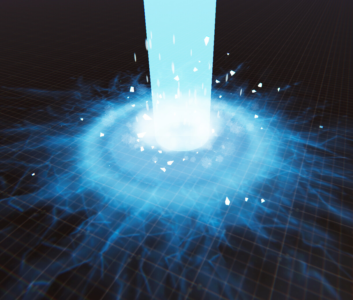 ArtStation - VFX: ice AoE