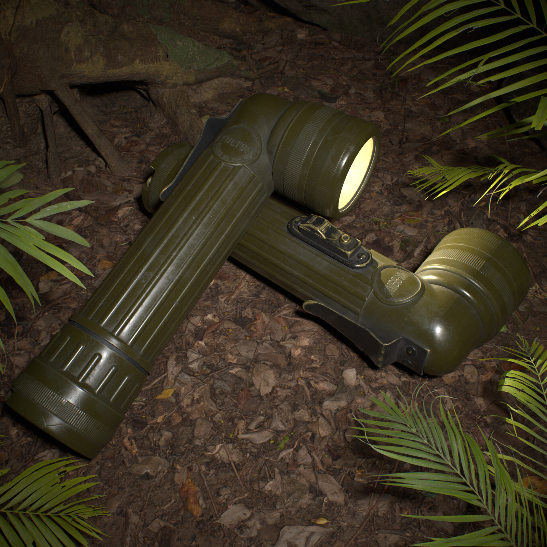ArtStation - Fulton MX991/U Flashlight