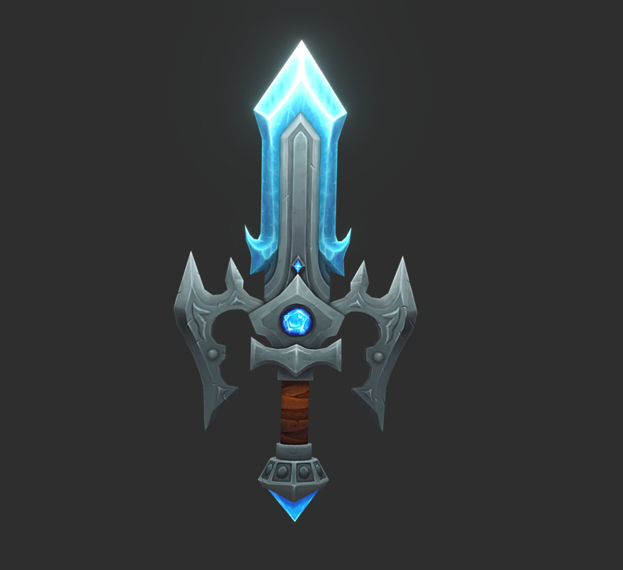 ArtStation - Stylized Ice Blade