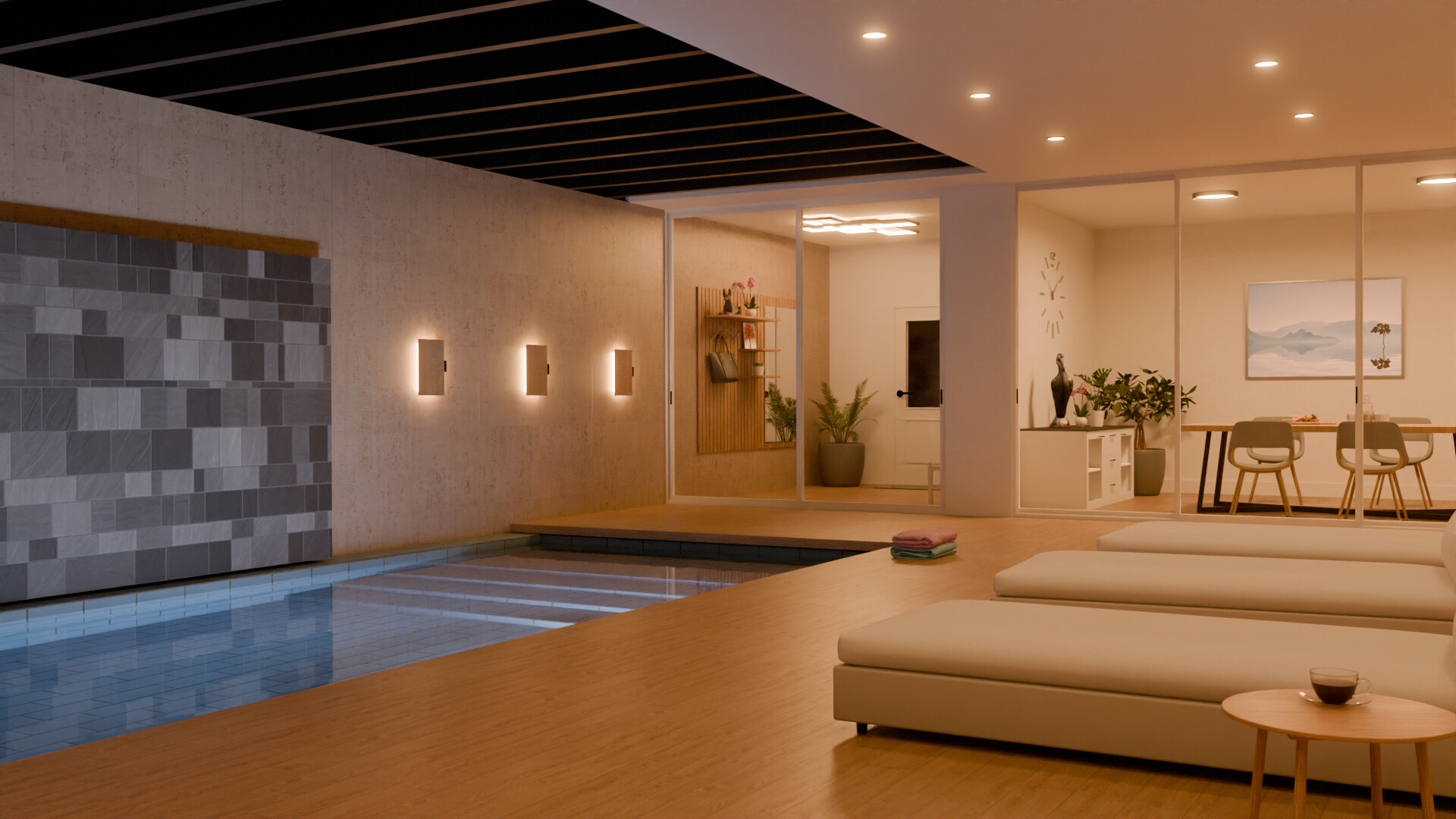 ArtStation - Indoor Pool