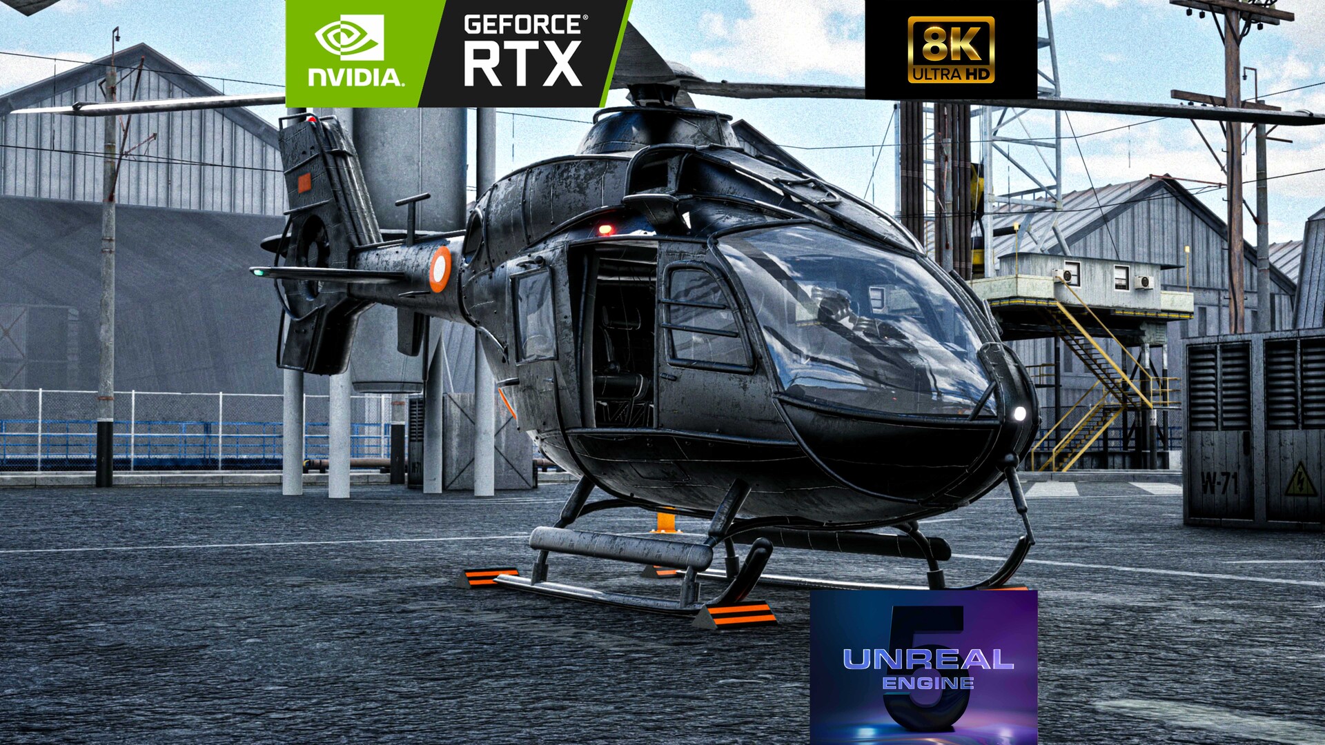 ArtStation - [8K60FPS] Realistic Helicopter 3D Render | Unreal Engine 5