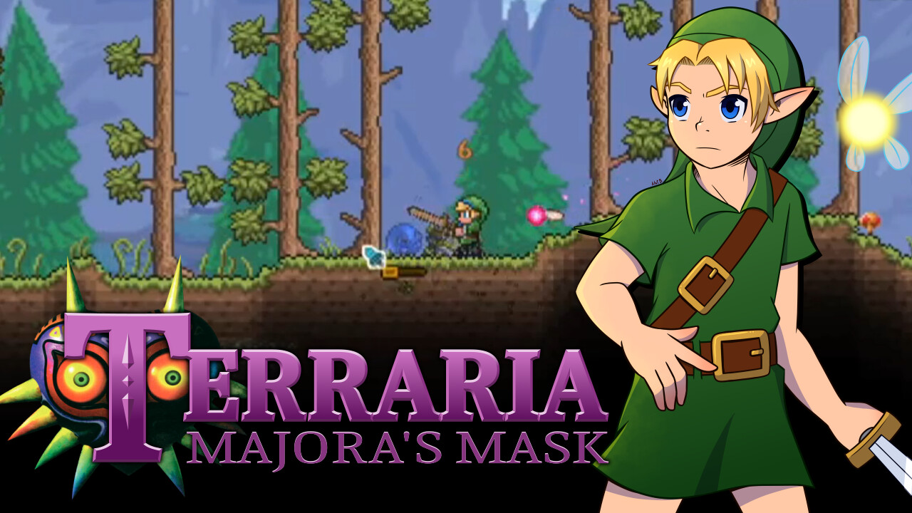 ArtStation - Thumbnail Terraria + Zelda