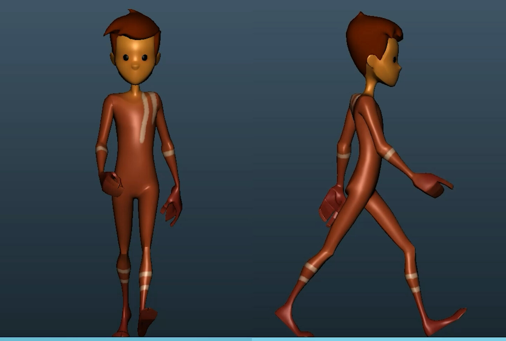 ArtStation - 3D vanilla walk cycle