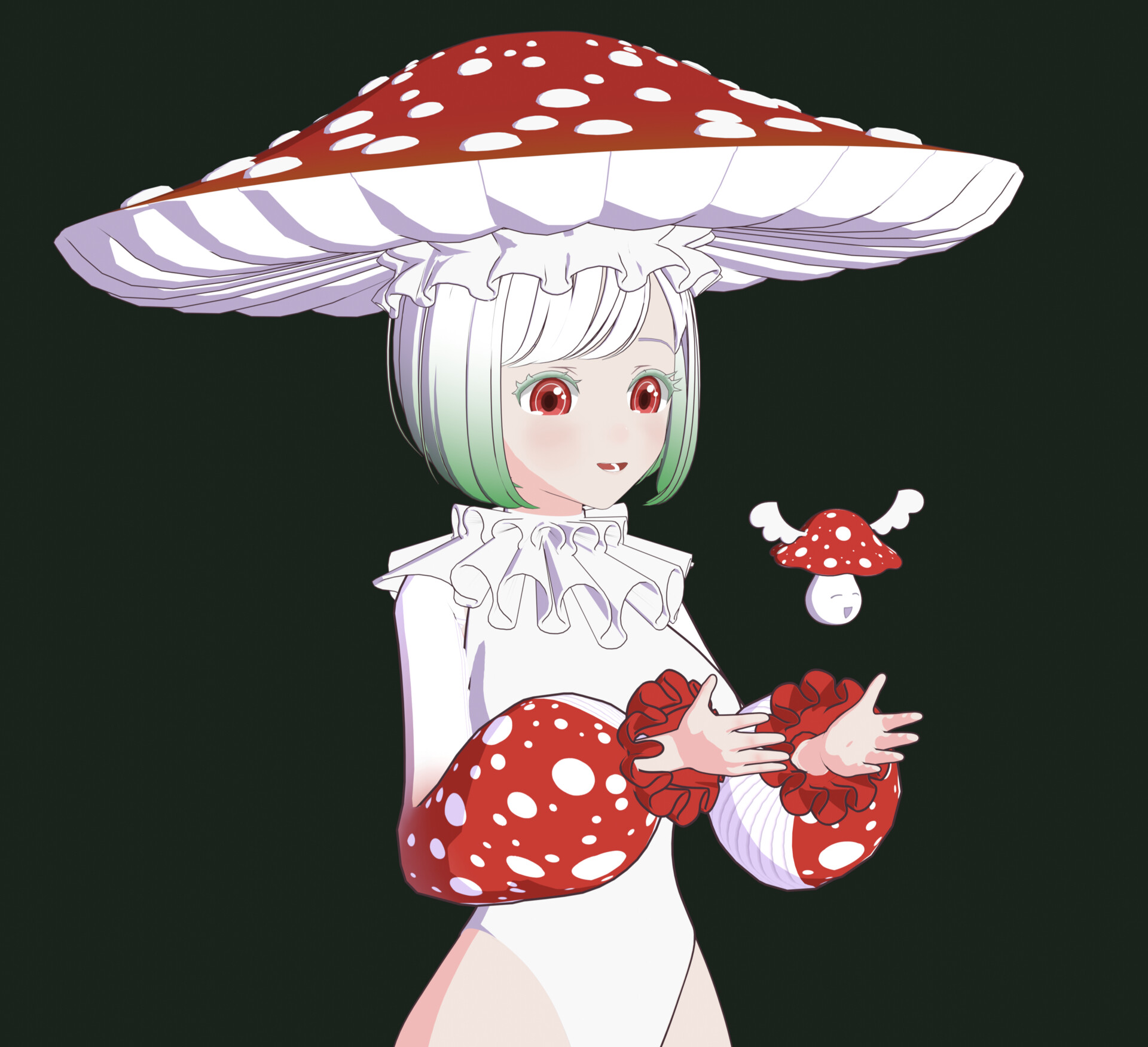 ArtStation - Mushroom Anime Girl
