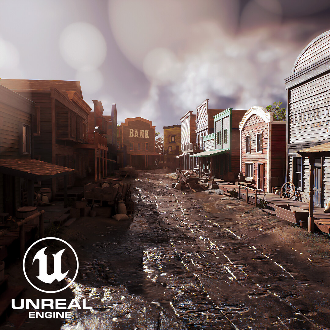 ArtStation - Wild West Environment - Unreal Engine 5