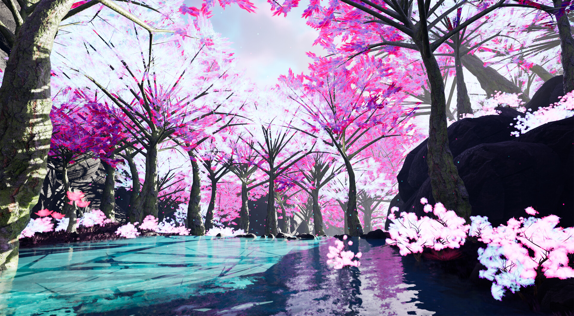 ArtStation - Alien Moon WIP