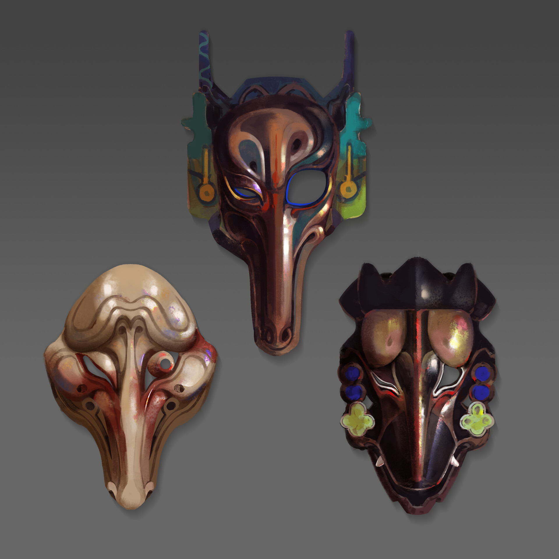 ArtStation - Nuo Mask
