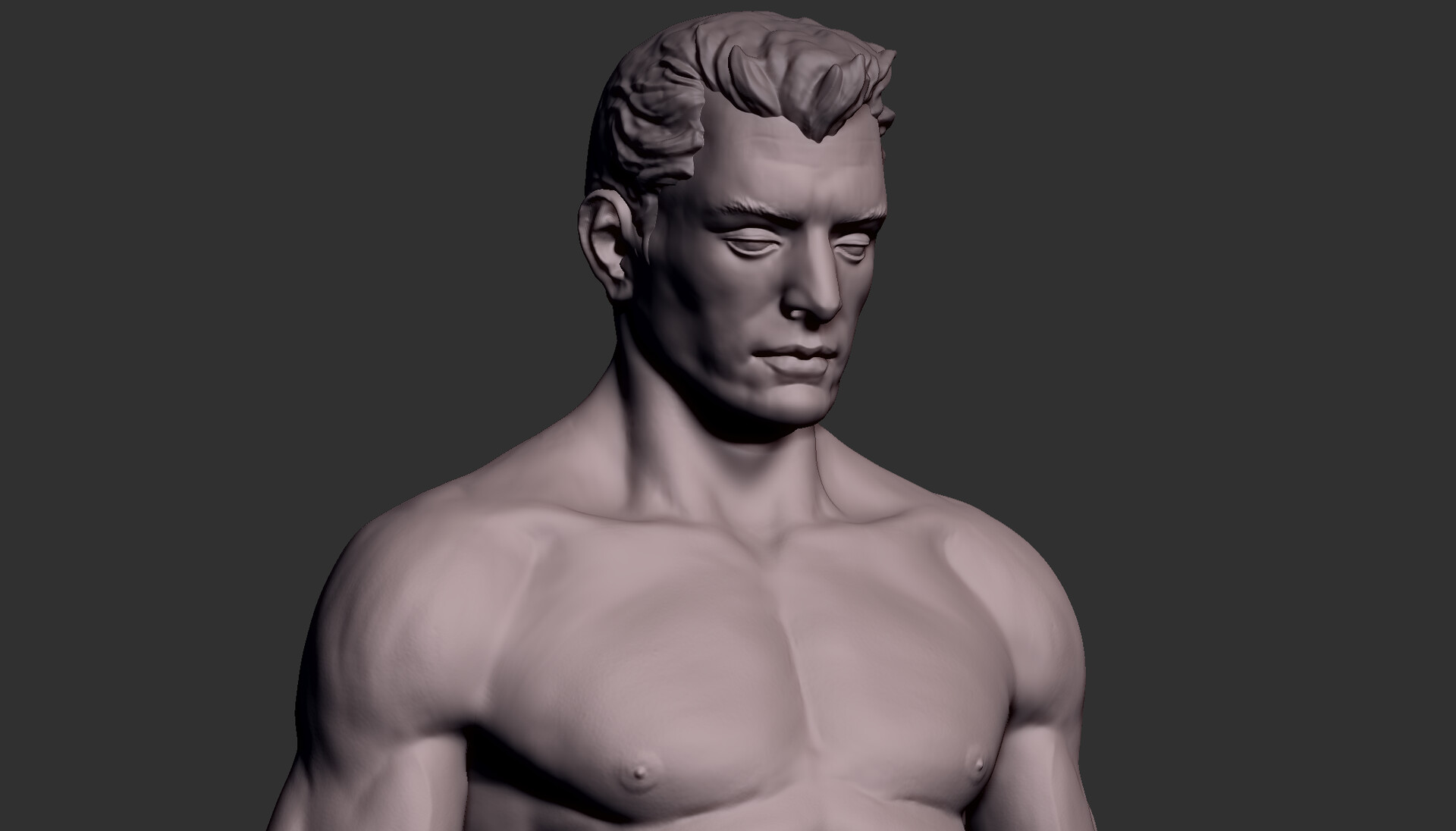 ArtStation - Male Anatomy Study 20231129