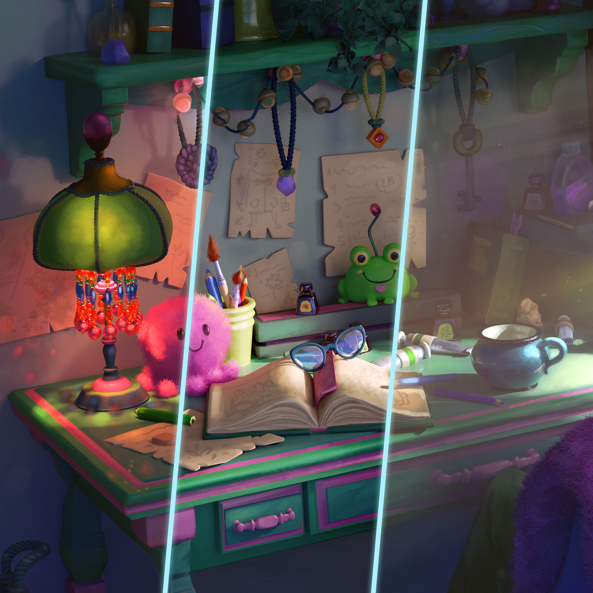 ArtStation - green room