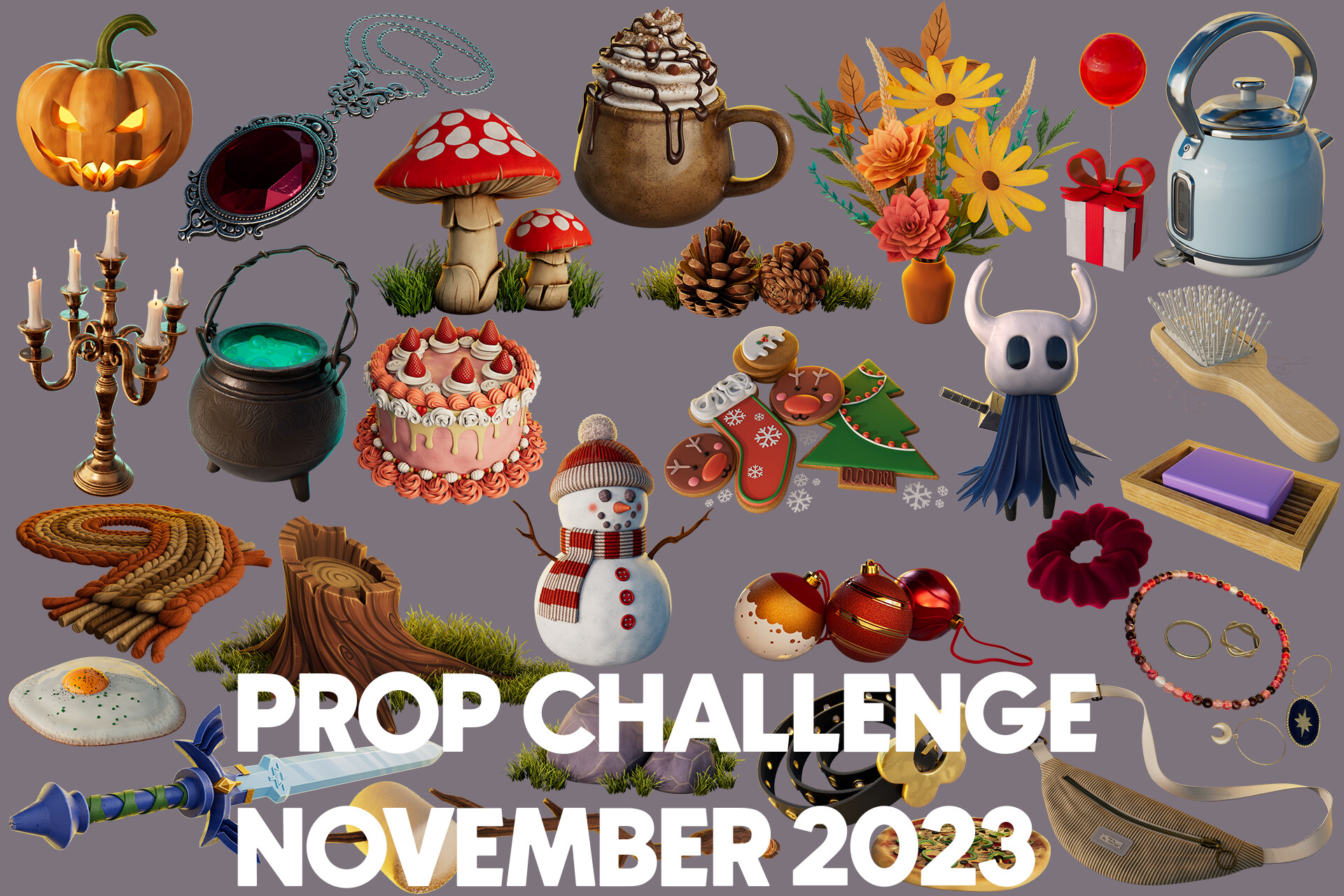 ArtStation - 3D PROPS CHALLENGE - November 2023