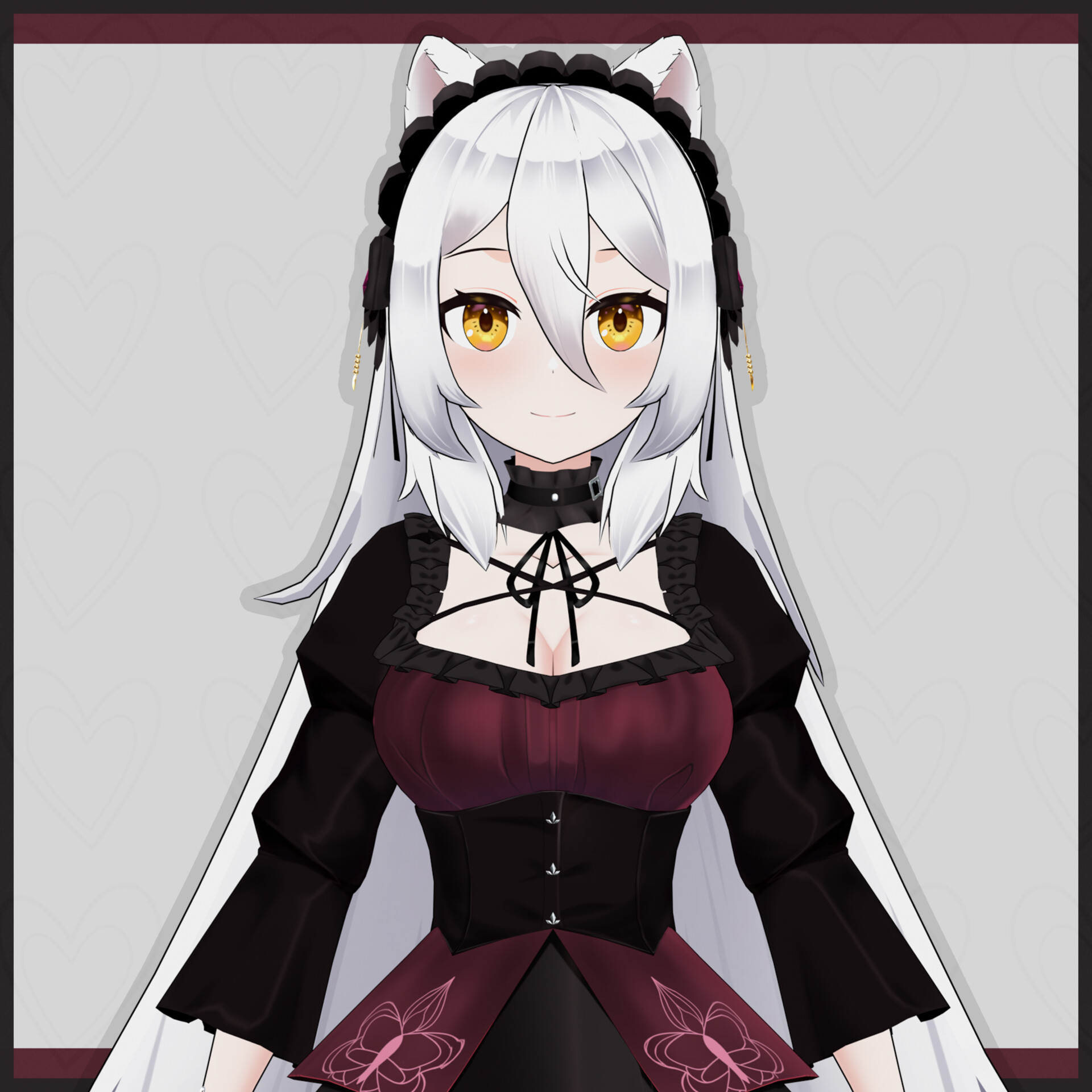 ArtStation - Aliwaystream - 3D Vtuber model Commission