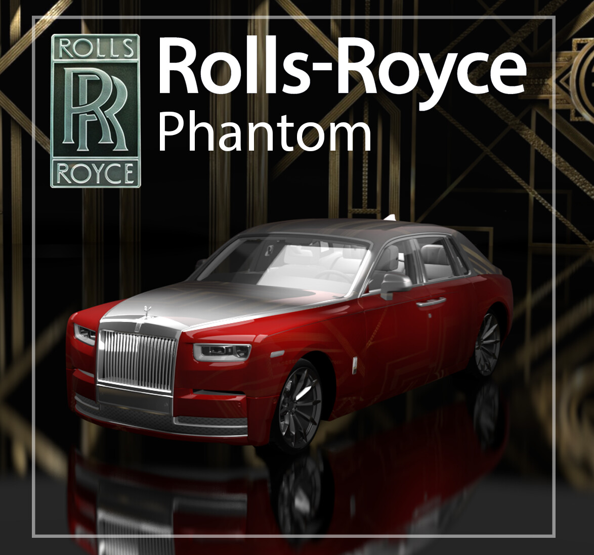 ArtStation - Rolls-Royce Phantome mobile model
