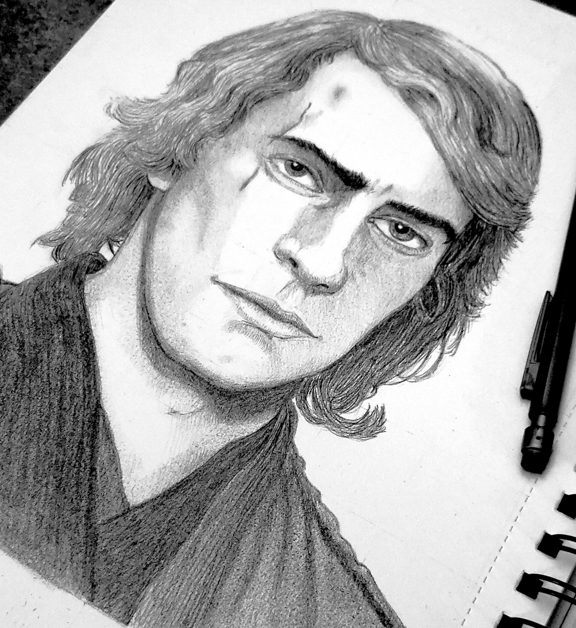 ArtStation - Anakin Skywalker - Hayden Christensen (Portrait Drawing ...