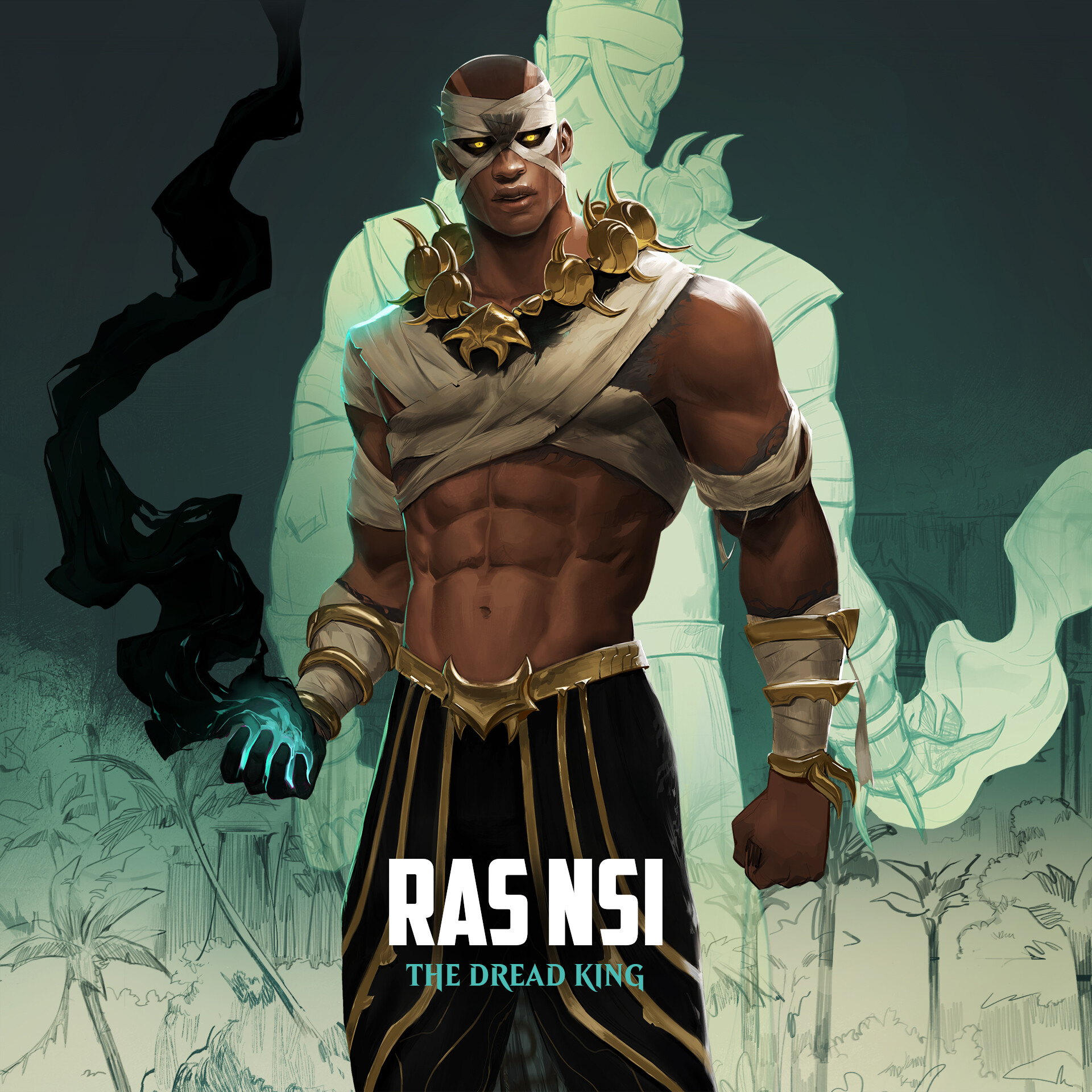 ArtStation - The Dread King - Ras Nsi Redesign