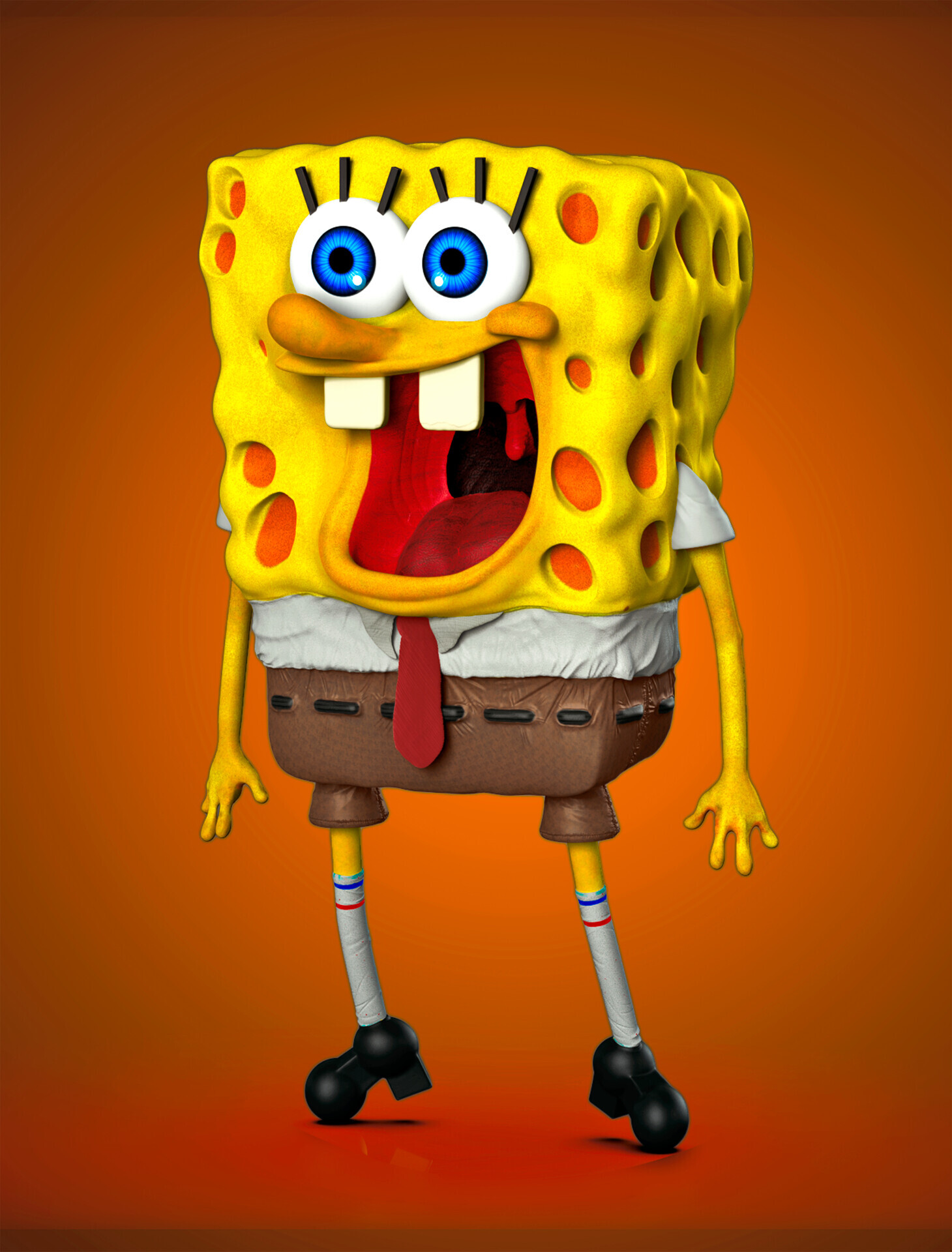 ArtStation - Sponge Bob w 8K textures and ztool