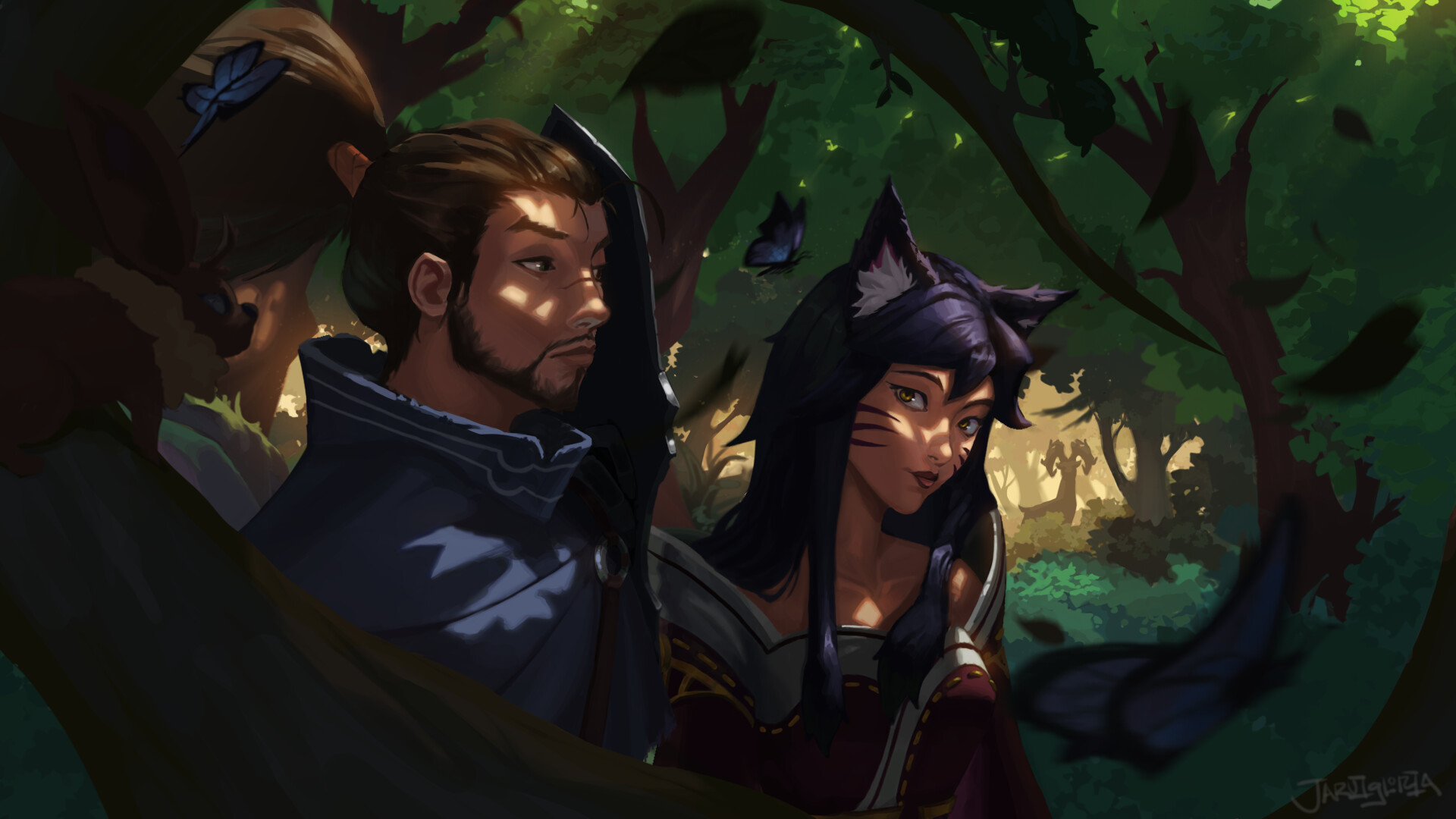 ArtStation - Yasuo x Ahri