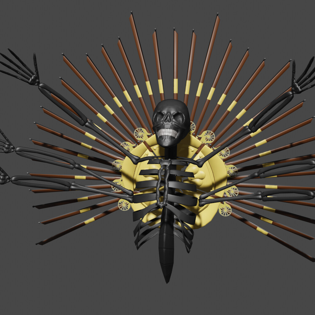 ArtStation - Nobunaga's Skeleton