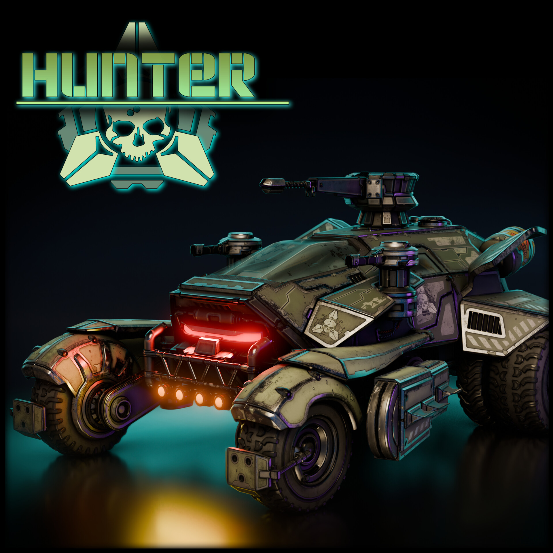 ArtStation - Vehicle Textures: Hunter