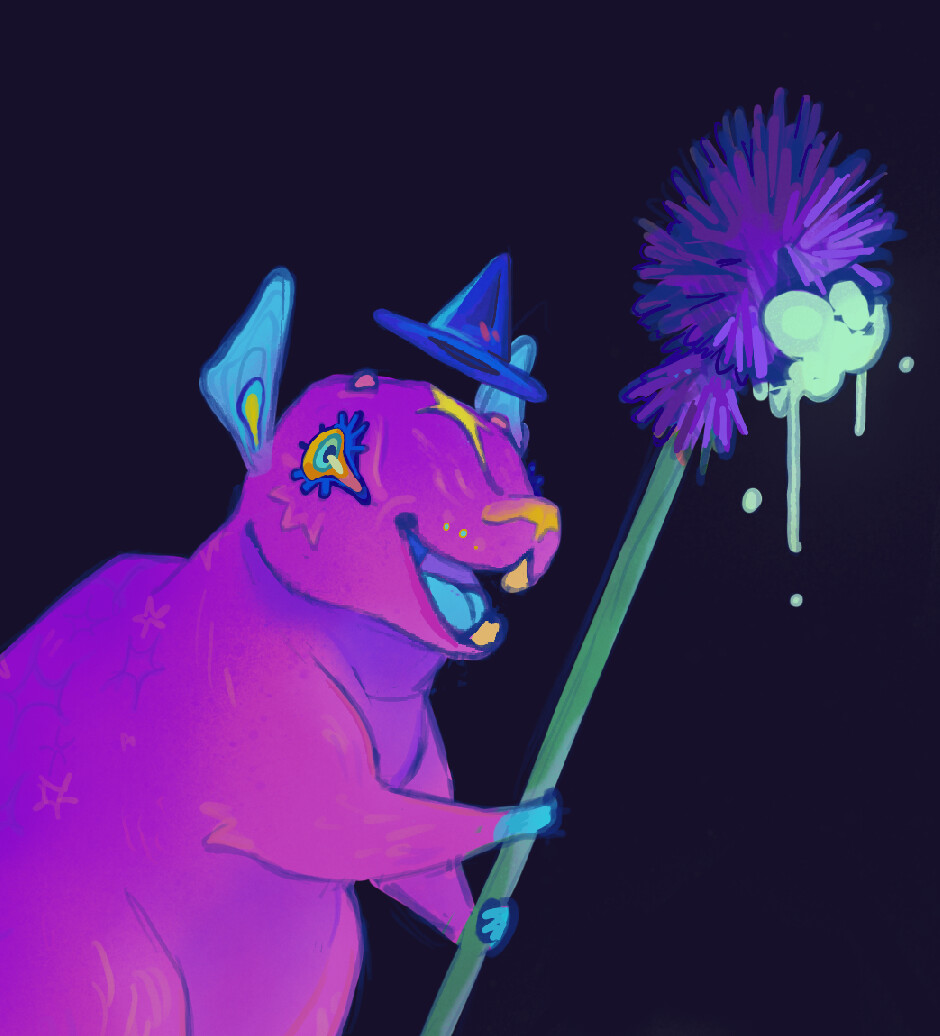 ArtStation - Witch Rat Model and design