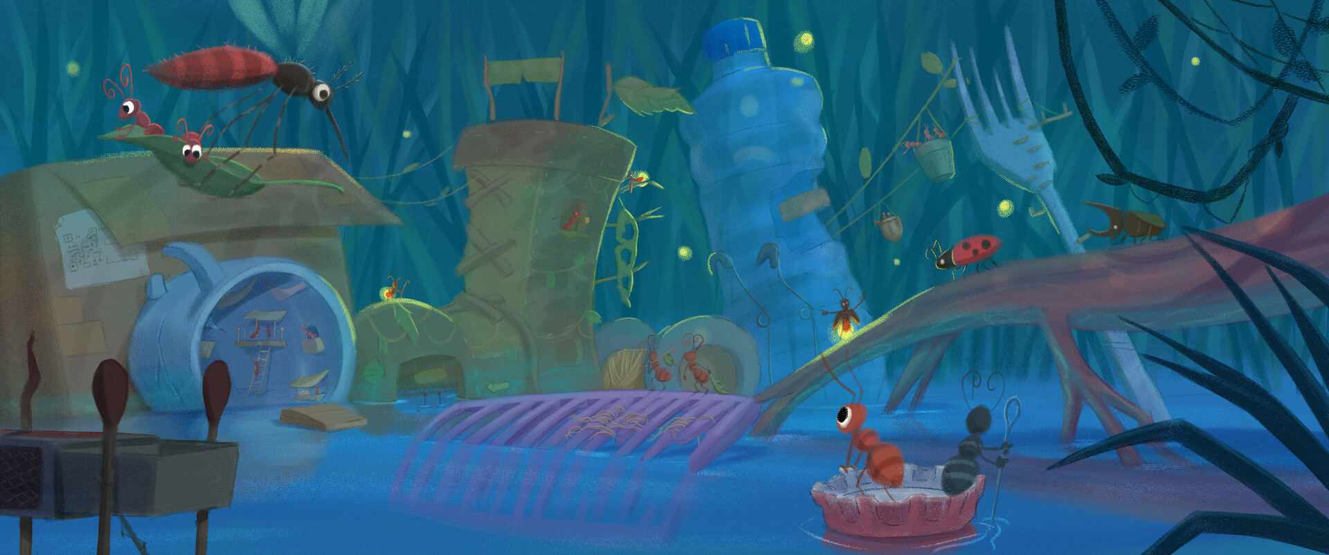 ArtStation - Flea Town