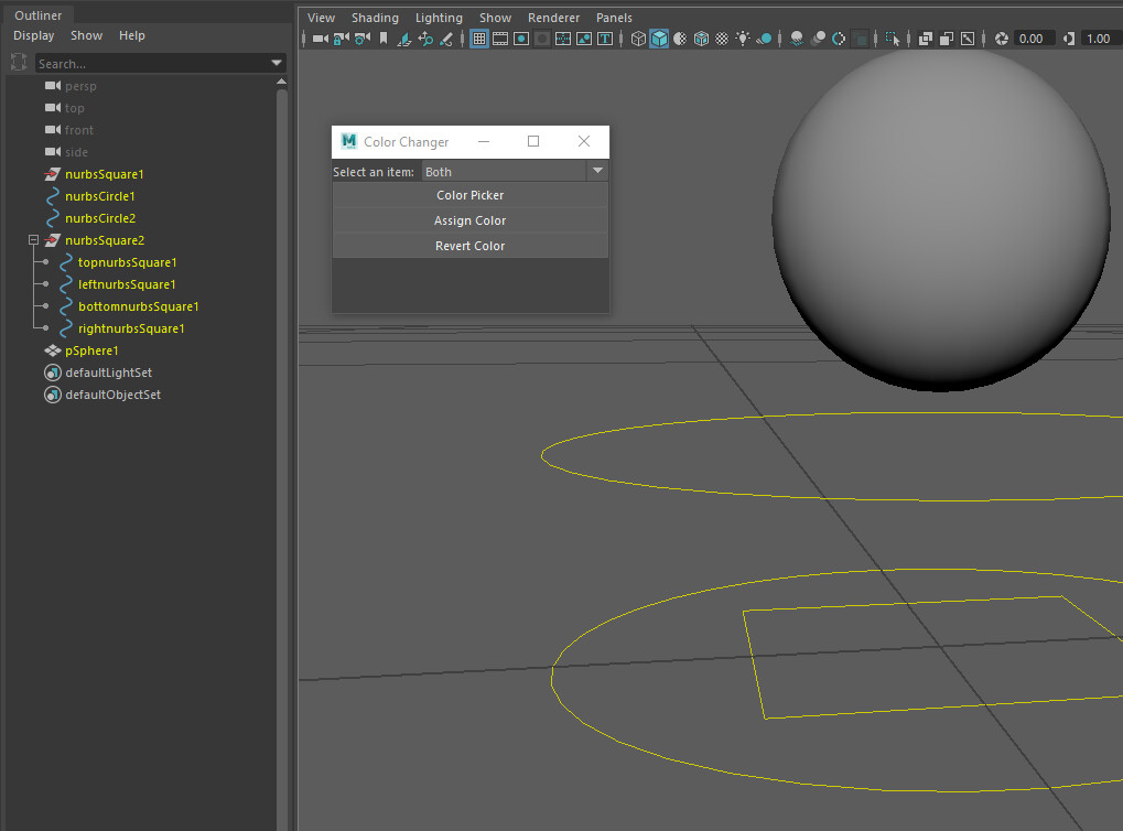 ArtStation - Color Changer Tool(Maya)