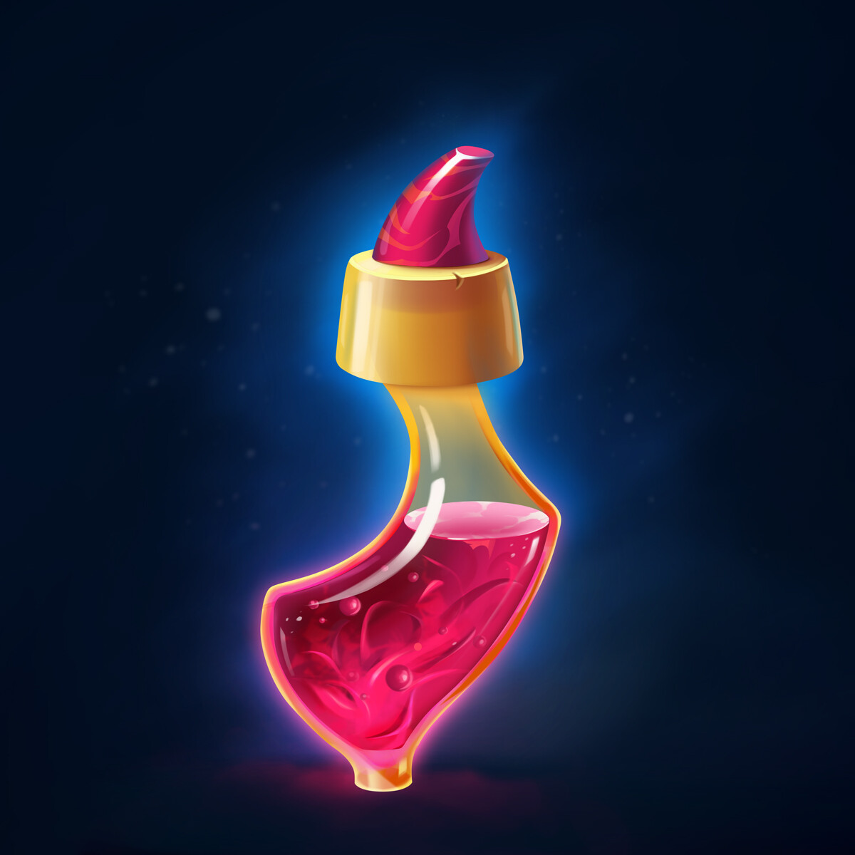 ArtStation - Magic Bottle (prop concept)