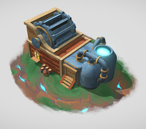 ArtStation - Against the Storm Building [Fan Art]