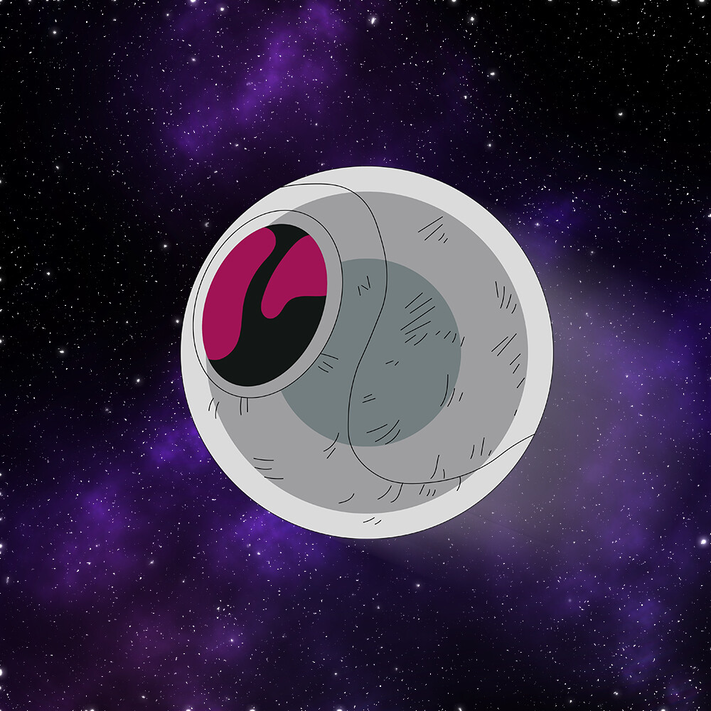 ArtStation - Saiyan pod travelling the cosmos