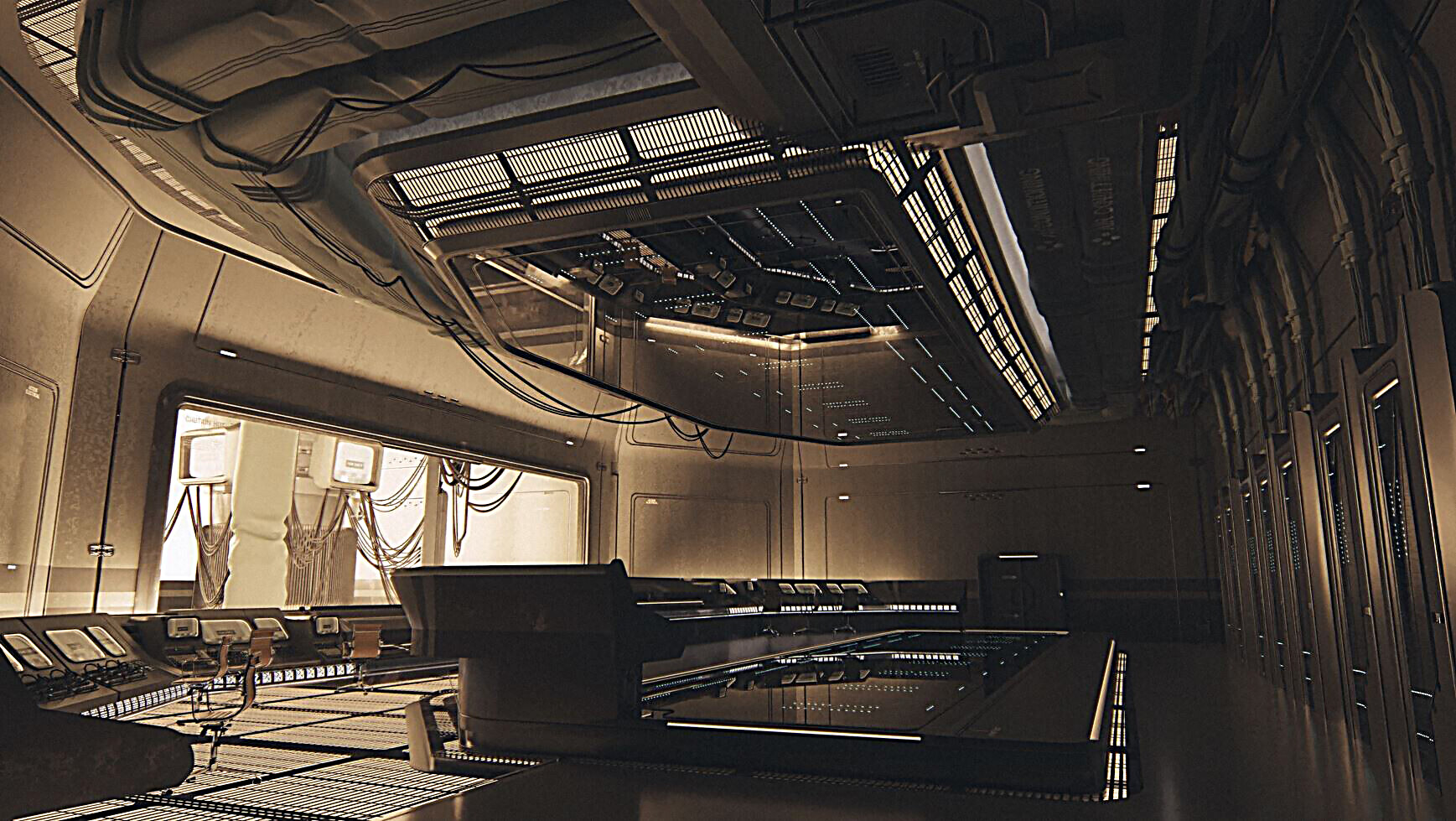 ArtStation - SERVER ROOM- INTO THE FATHOM