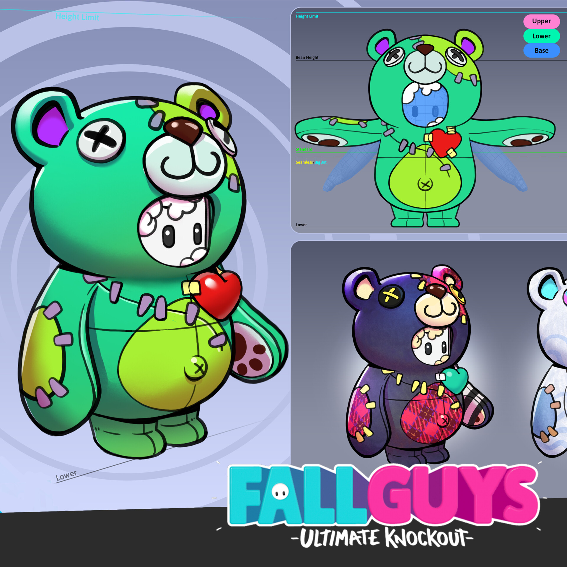 ArtStation - Fall Guys: Skins Design