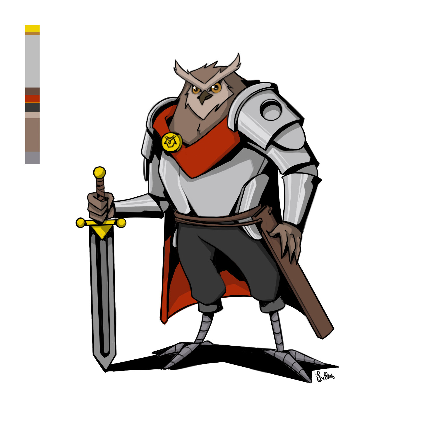 ArtStation - Owl Knight