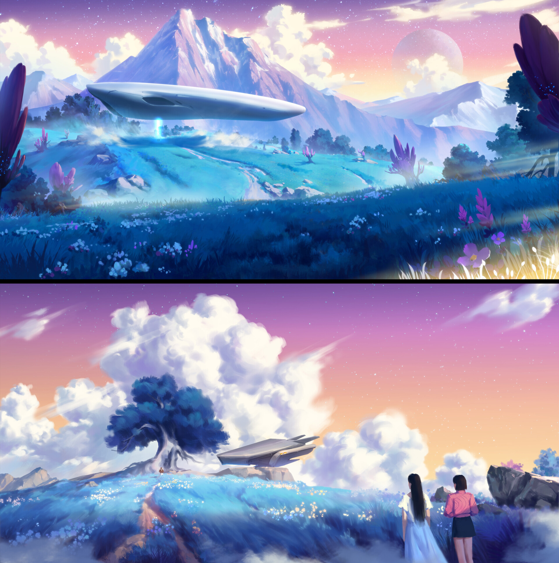 ArtStation - (DX-3906 BLUE PLANET ) THREE BODY PROBLEM FAN ART