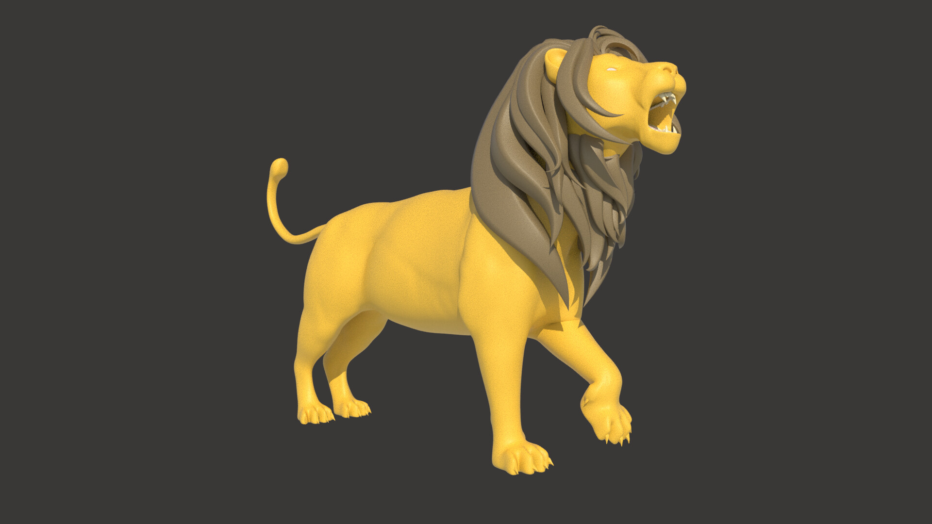 ArtStation - Final year project -Lion Rigging and Animation