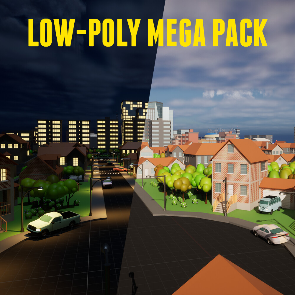 ArtStation - Low-Poly Mega Pack (Asset Pack)