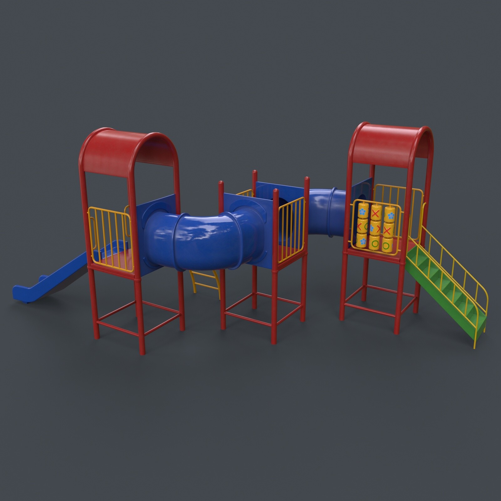 ArtStation - PBR Playground Outdoor Jungle Gym 19