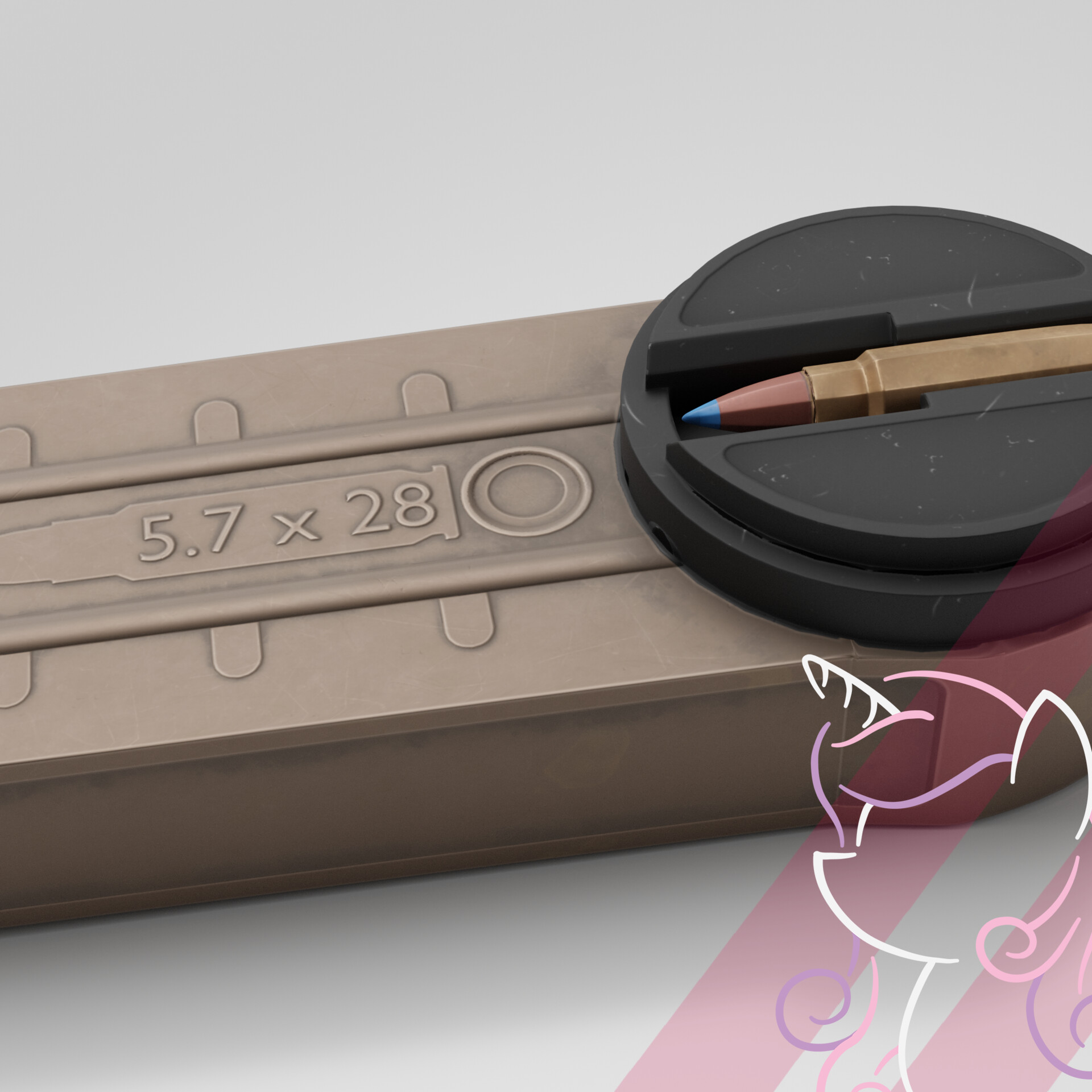 ArtStation - Pony P90 - Game Model