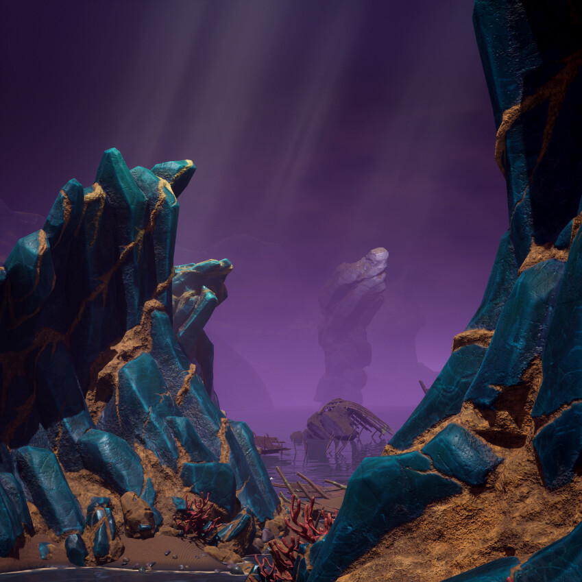 ArtStation - Mysterious shore