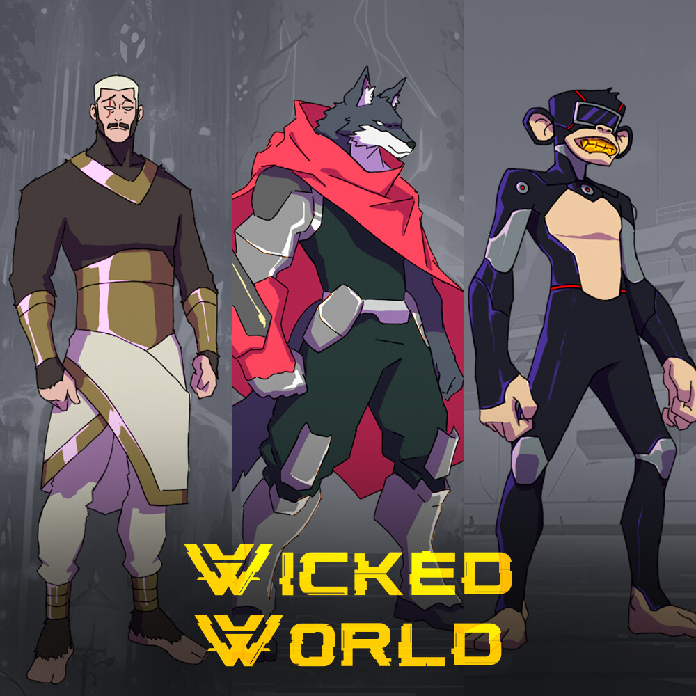 ArtStation - Wicked World - Character Design - Part 2