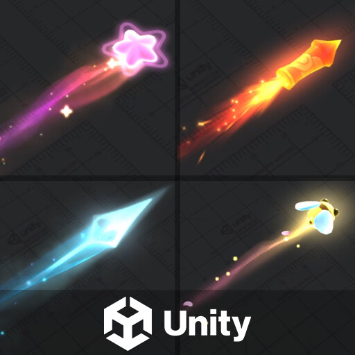 ArtStation - [Unity] Some Projectiles VFX