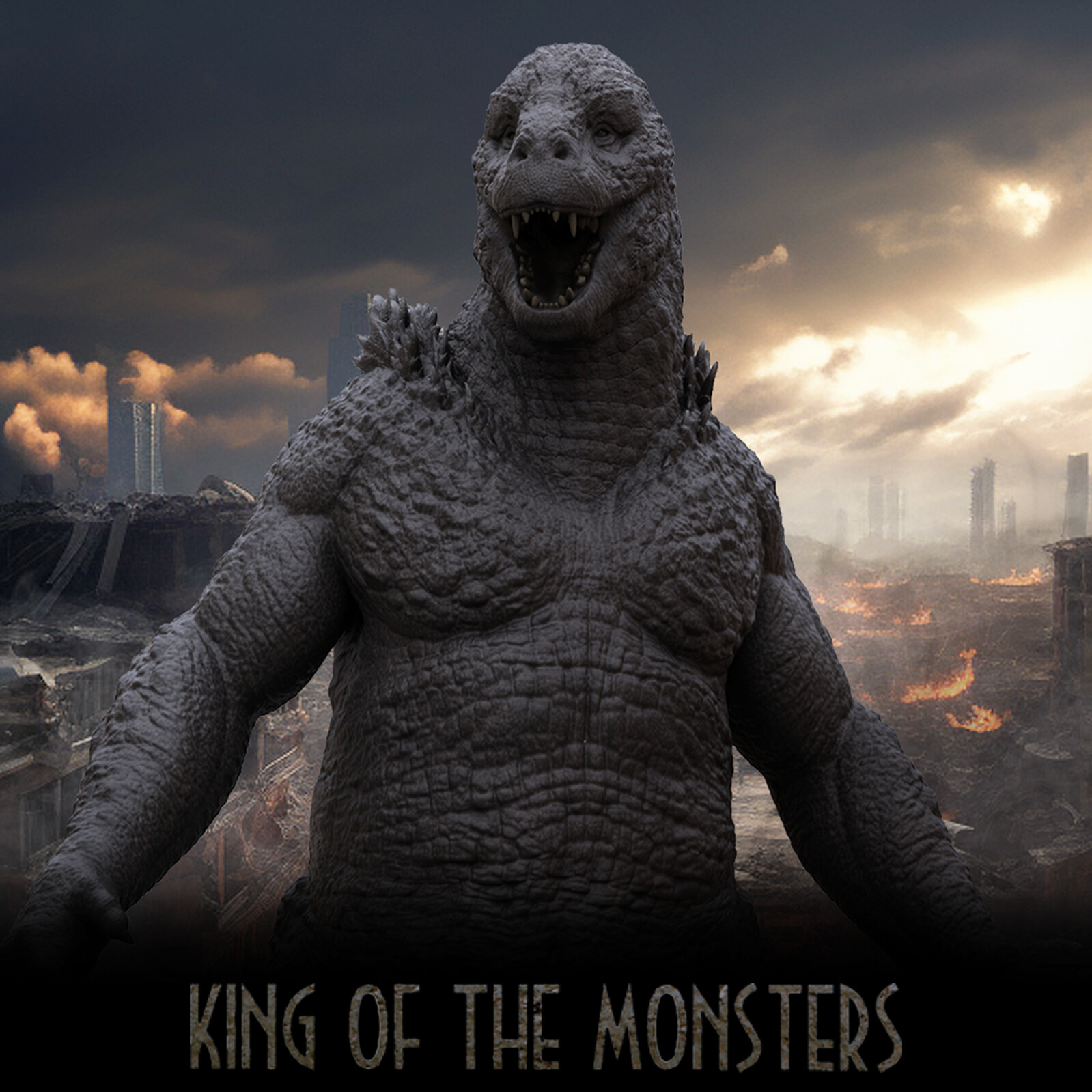 ArtStation - Juvenile Titanus Gojira