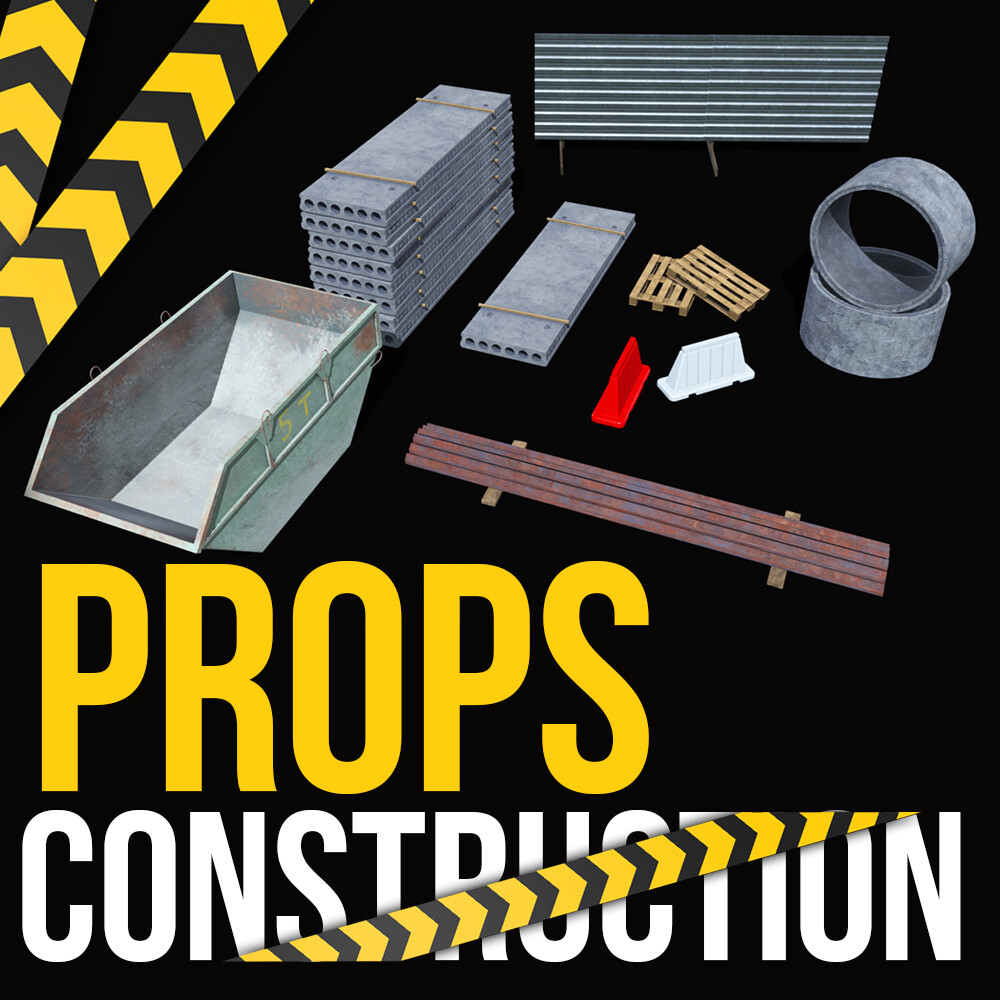 ArtStation - CONSTRUCTION PROPS