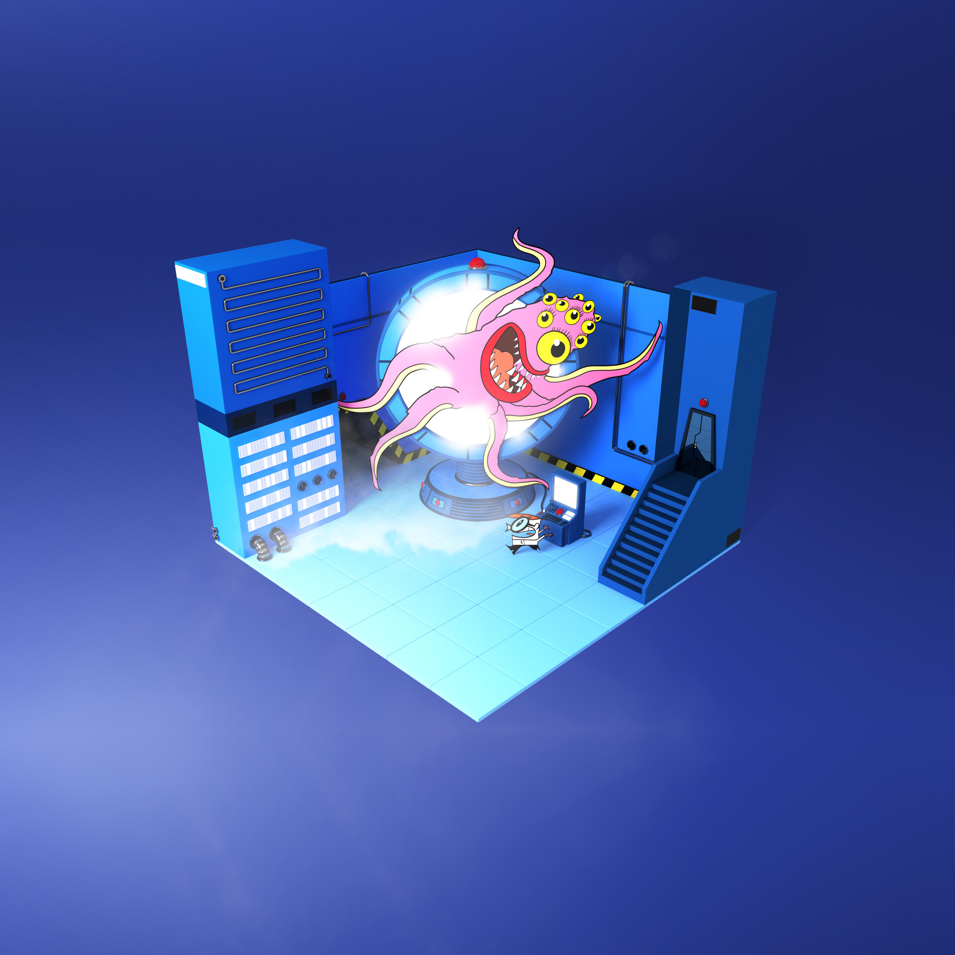 ArtStation - Dexter's Laboratory - 2020