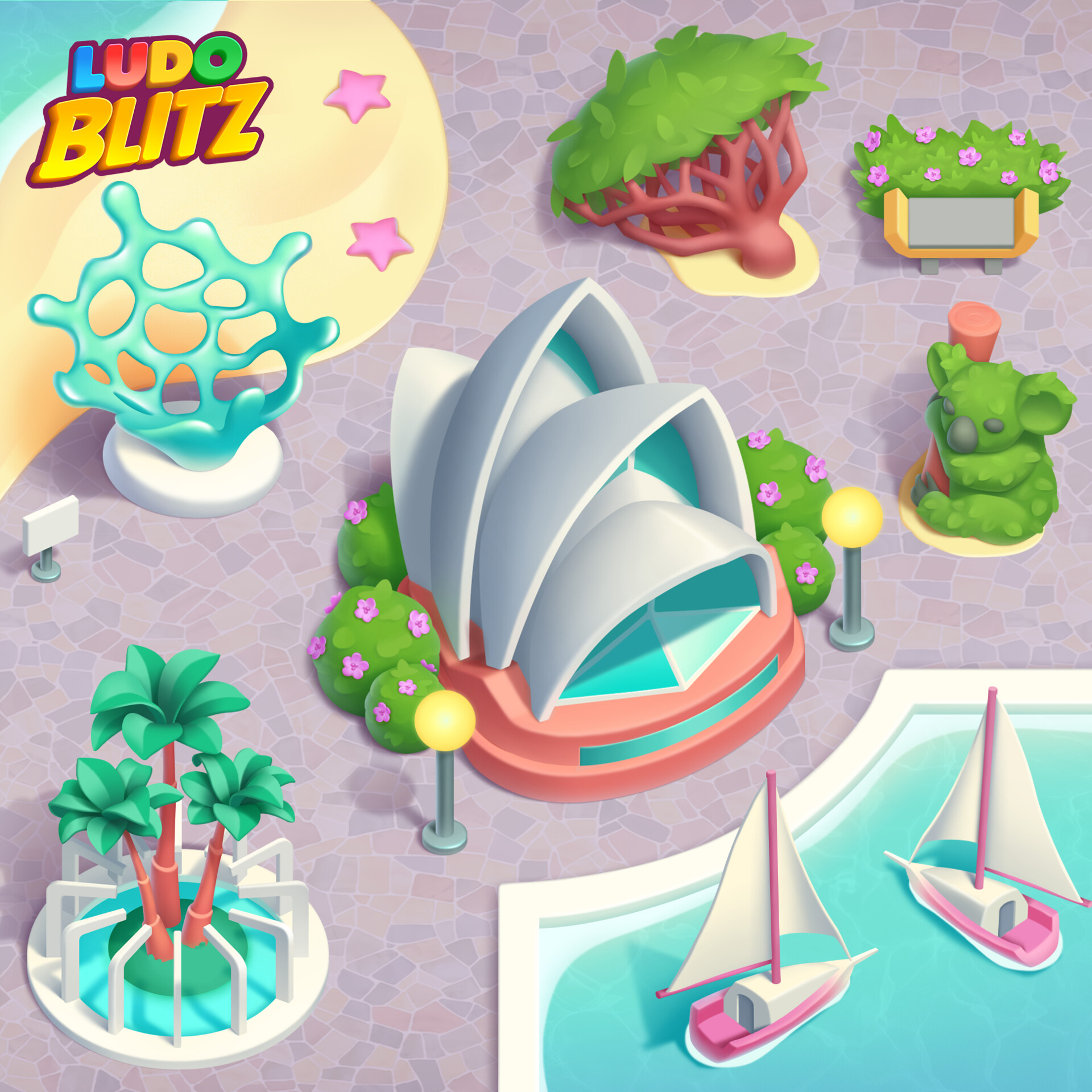 ArtStation - LUDO BLITZ - board game objects, Sydney